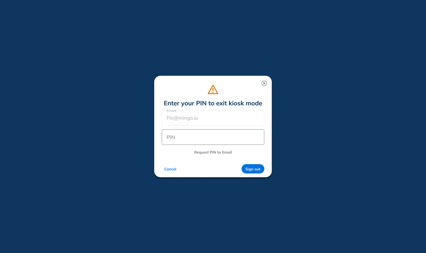 Admin Guide to Kiosk Mode in Minga