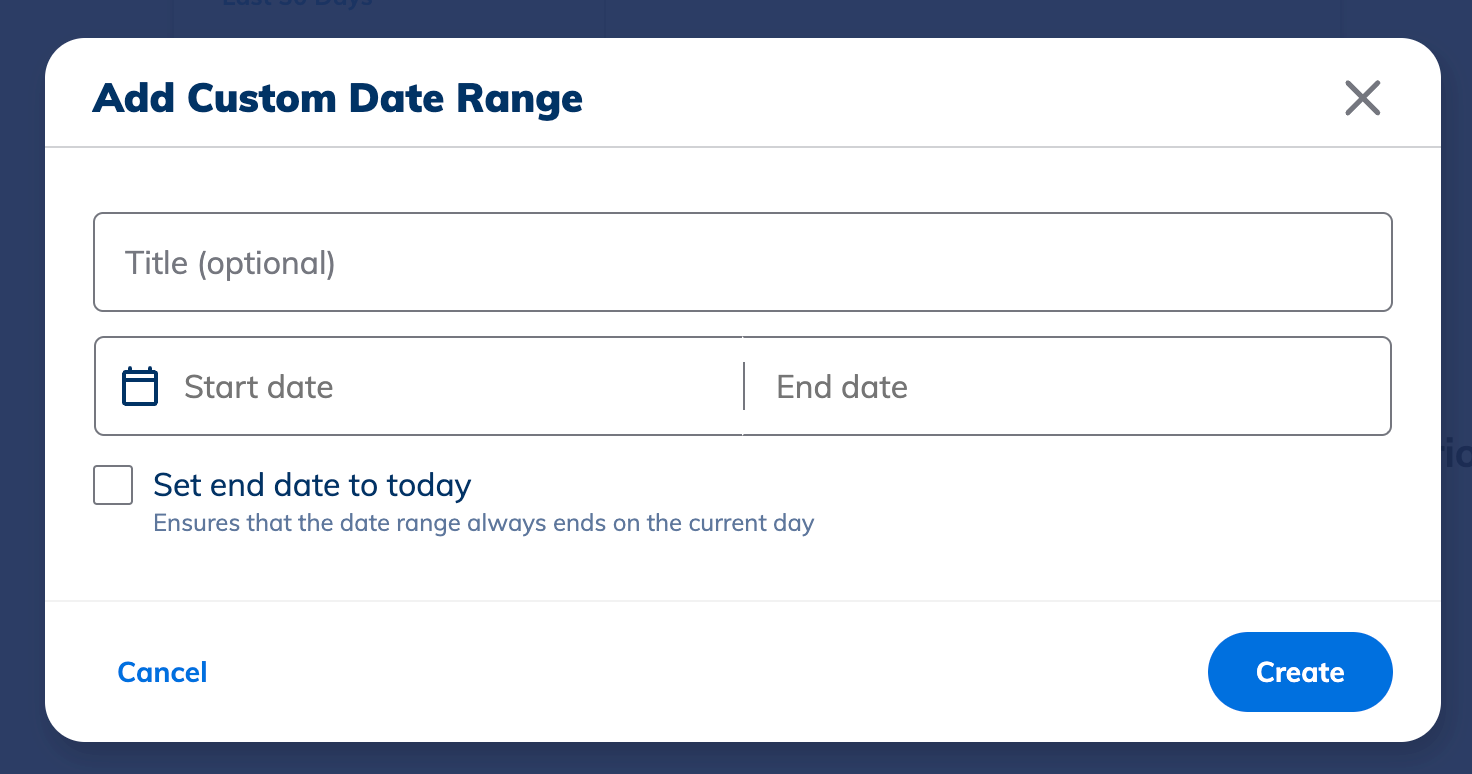 Generating Behavior Reports and Behavior Dashboard