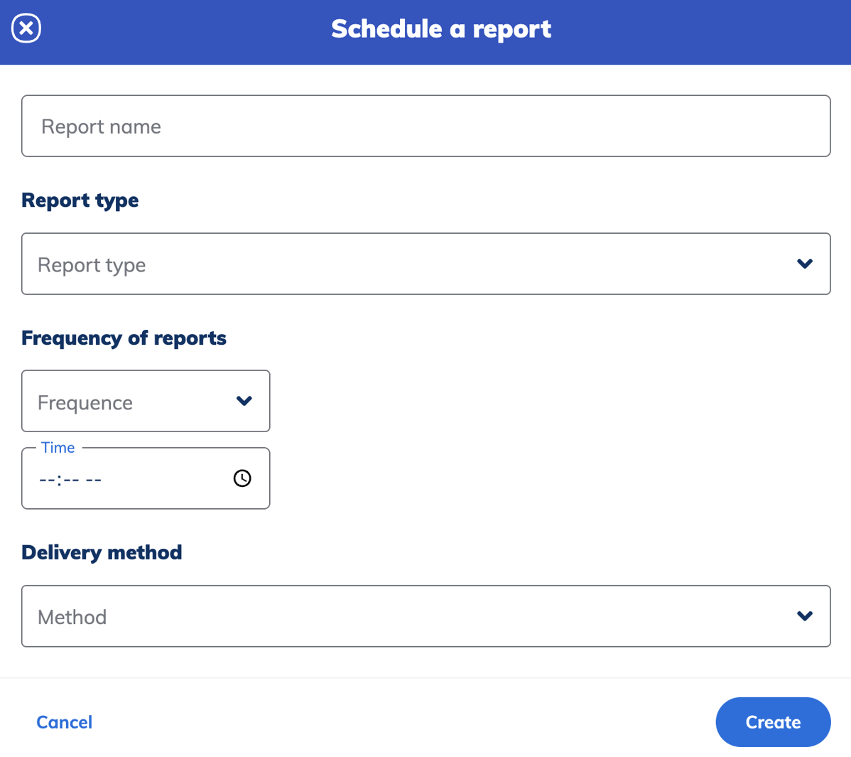 Create Scheduled Reports - Automatically Sent via Email or SFTP