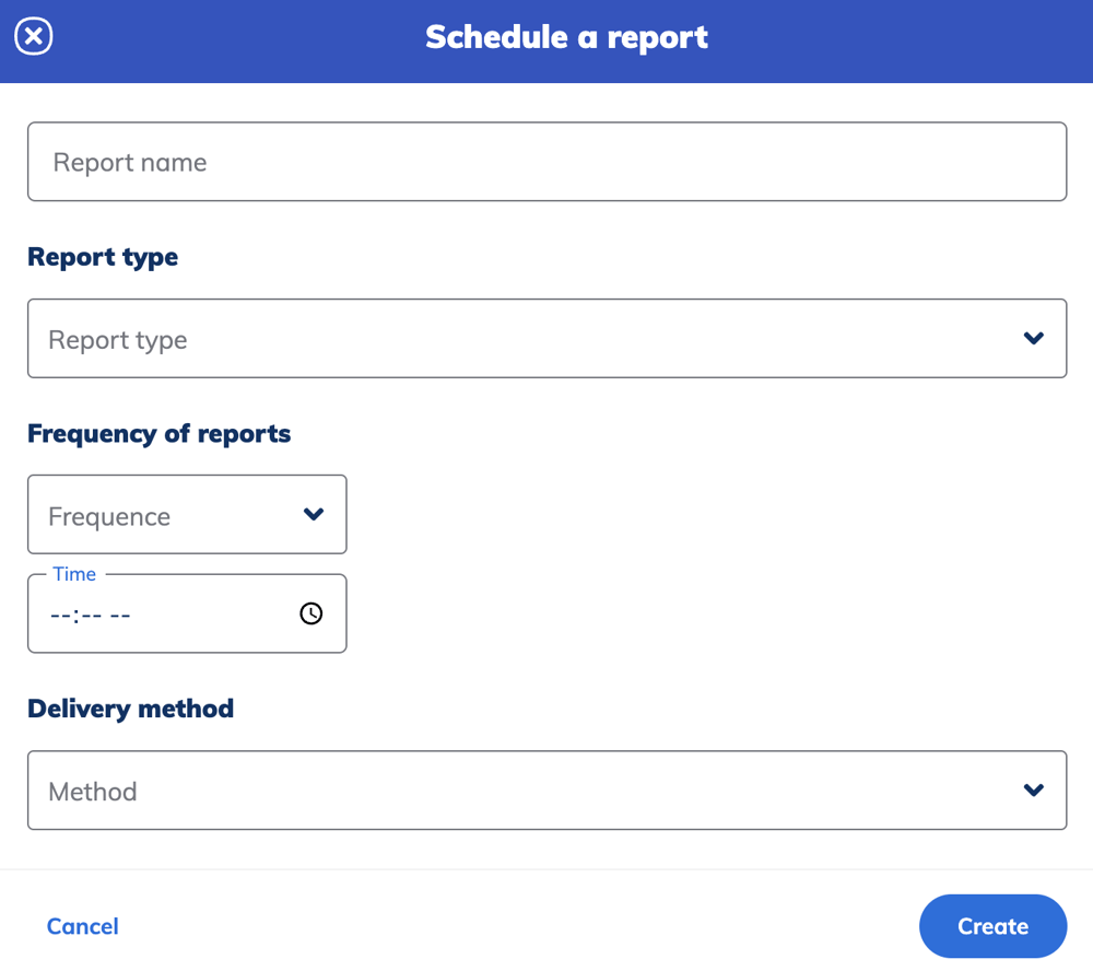 Create Scheduled Reports - Automatically Sent via Email or SFTP