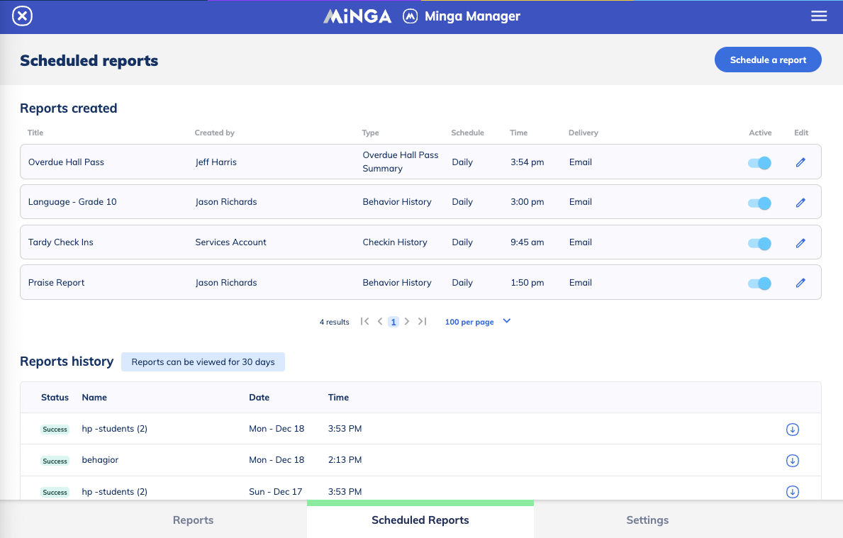 Create Scheduled Reports - Automatically Sent via Email or SFTP